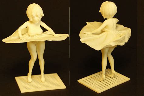Skirt Blow Up Anime Miniature 3d Model 3d Printable Cgtrader