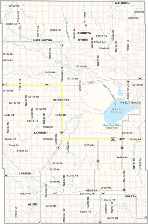 Dewey County Map Oklahoma Us County Maps