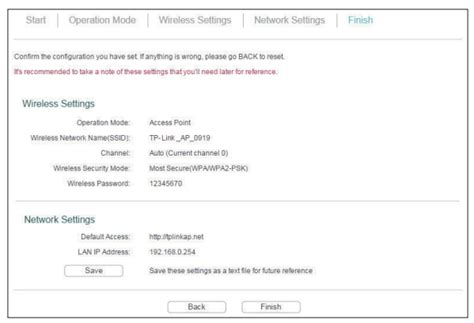 How To Configure Access Point Mode Of The Wireless N Access Point New Logo TP Link