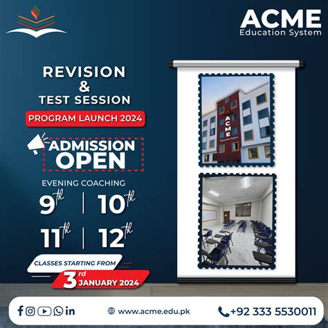 𝐂𝐥𝐚𝐬𝐬𝐞𝐬 𝐒𝐭𝐚𝐫𝐭𝐢𝐧𝐠 𝐅𝐫𝐨𝐦 𝟑𝐫𝐝 𝐉𝐚𝐧𝐮𝐚𝐫𝐲 Acme Education System