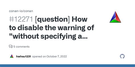 Question How To Disable The Warning Of Without Specifying A Build Profile · Issue 12271