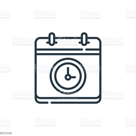 흰색 배경에서 격리된 시간 벡터 아이콘입니다 개요 웹 사이트 디자인 및 모바일 응용 프로그램 개발을위한 얇은 라인 시간 아이콘 얇은 줄 시간 윤곽선 아이콘 벡터