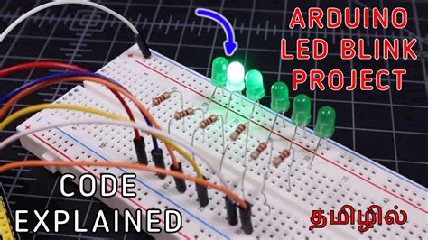 Arduino Tutorial In Tamil Arduino Led Blink Tamil Learn With