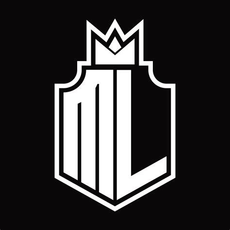 Ml Logo Monogram Design Template 16805141 Vector Art At Vecteezy