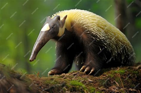 Giant Anteater Myrmecophaga Tridactyla In The Wild Premium Ai