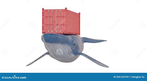 Whale And Container Computer Docker Developer App Concept Business