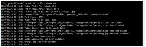 Enable TM1 Web Logging To Pulse V6 X
