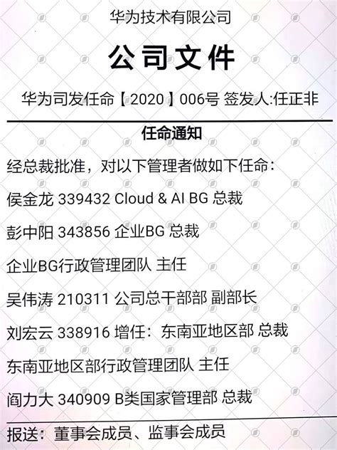 独家 华为进行组织架构调整 Cloud AI升至第四大BG