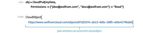 set a cloud object s permissions—wolfram documentation