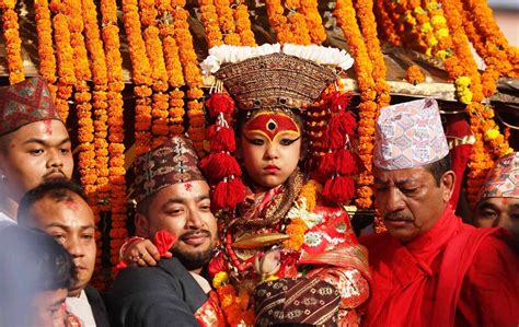 Indra Jatra 2024 The Celebration Of Rain Bhairab And Kumari Red