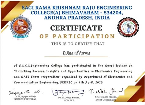 Anand Varma Datla On Linkedin Delighted To Share That I Participated