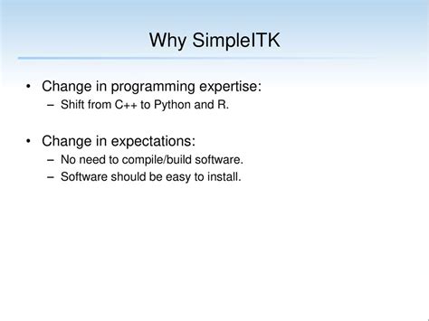 Simpleitk Historical Overview Standing On The Shoulders Of Giants Ppt Download