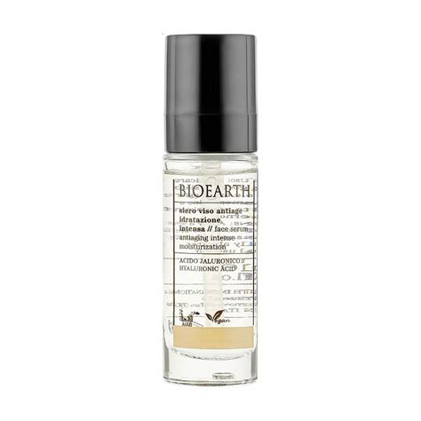 Антивікова зволожувальна сироватка для обличчя Bioearth Antiaging Intense Moisturization Face