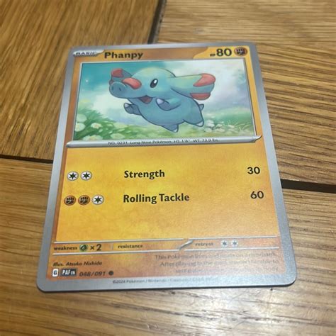 Paldean Fates Phanpy 48 Retro Game Store Uk