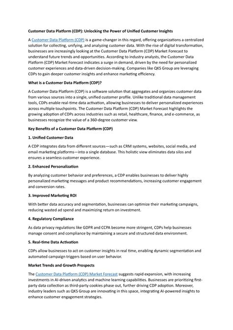 Ppt Customer Data Platform Cdp Unlocking The Power Of Unified Customer Insights Powerpoint