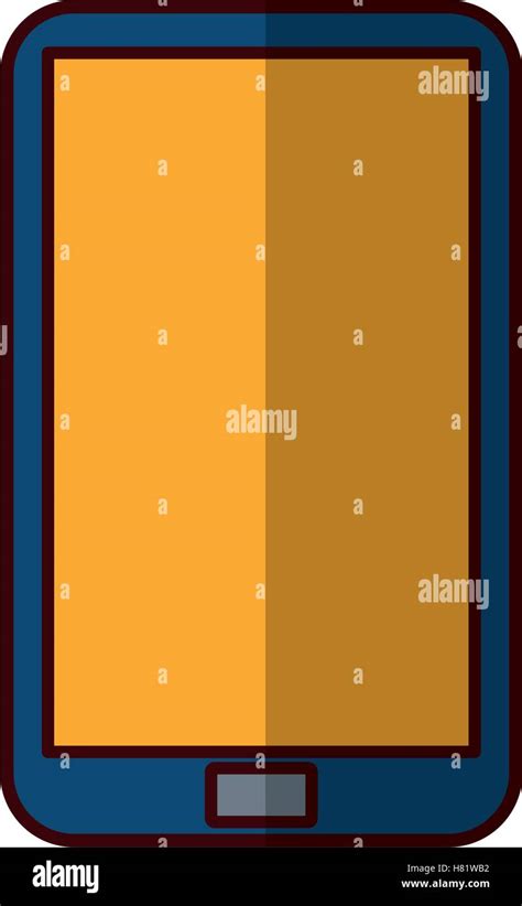 Smartphone Icon Device Gadget Technology And Electronic Theme Isolated Design Vector