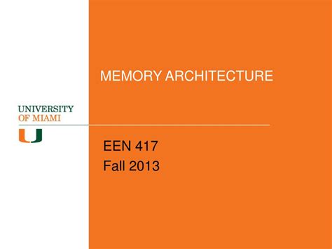 PPT MEMORY ARCHITECTURE PowerPoint Presentation Free Download ID 6384411