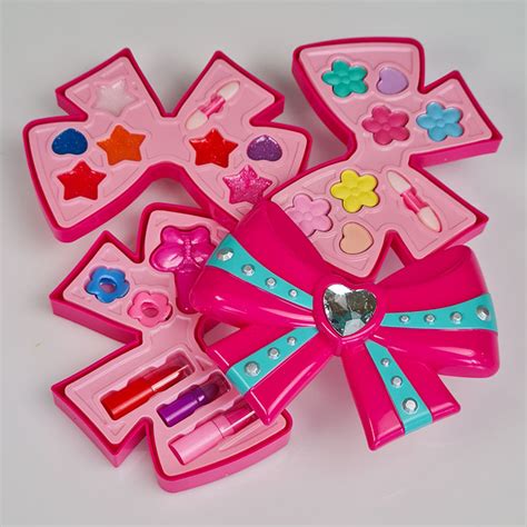 خرید پک لوازم آرایشی بچه گانه سه طبقه مدل پاپیون