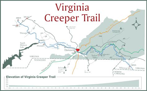 Virginia Creeper Trail Maps