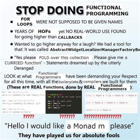 stop doing functional programming r programmerhumor