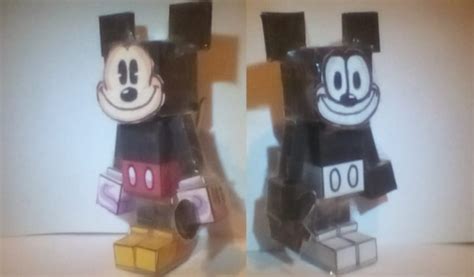 Pixel Papercraft Markus And Mortimer Fnf Vs Mouse Mod