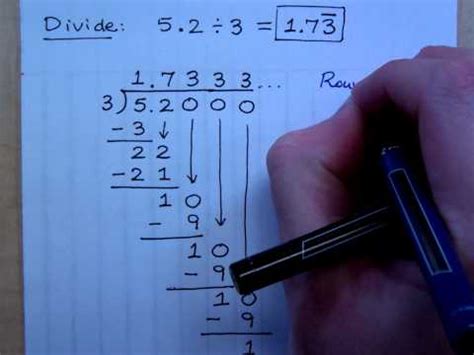 Dividing Decimals Theory Examples Expii