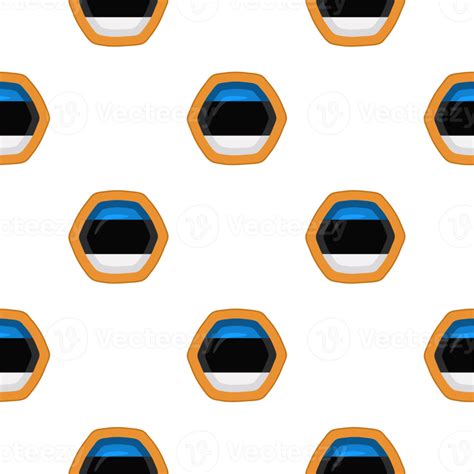 Pattern Cookie With Flag Country Estonia In Tasty Biscuit 22098896 Png
