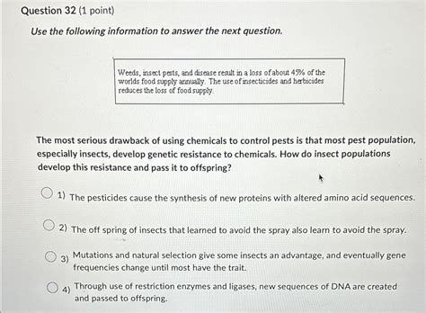 solved question 32 1 ﻿point use the following information