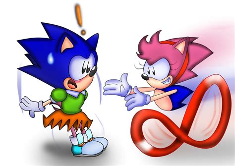 Sonic And Amy Swap By Classicsonicsatam On Deviantart