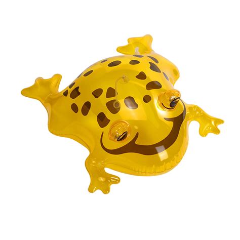 Cute Hilarious Flashing Frog Balloon Airtight Colorful Inflatable Toy