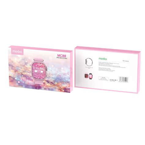Modio Mc88 Mini Smart Watch Pink 45mm Otc Lk