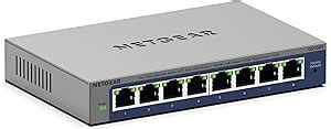 Amazon Com NETGEAR 8 Port Gigabit Ethernet Easy Smart Managed Switch GS108E Managed