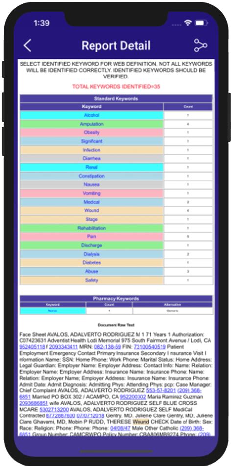 keyword scanning ios application cross platform app