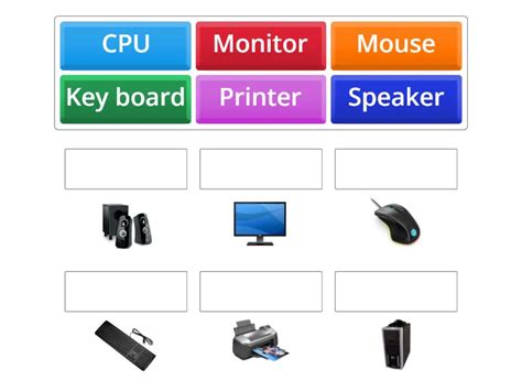 Computer Parts Match Up