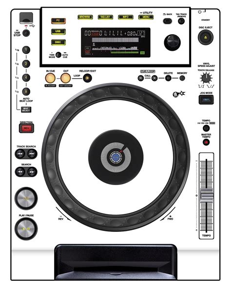 Dj Skins® Pioneer Dj Cdj 850 Skin White