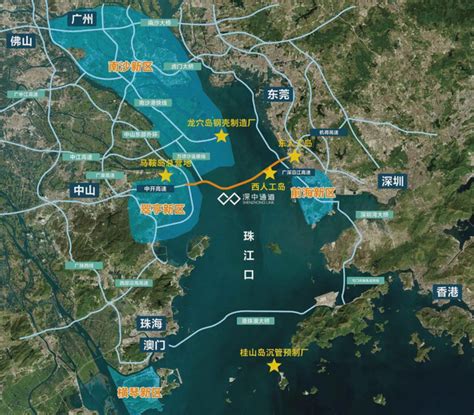 深中通道对珠江口意味着什么？谁是最大受益者 深圳市 中山市 大桥 上海市 广东省 新浪新闻