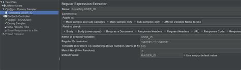 Performance Loop Sample With Regular Expression Extractor Result In