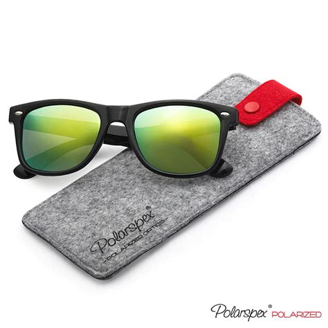 Polarspex Classic 80s Trendy Retro Polarized Sunglasses Reinforced