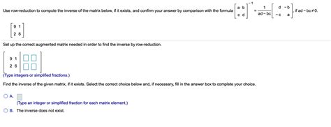 solved 1 a b d b use row reduction to compute the