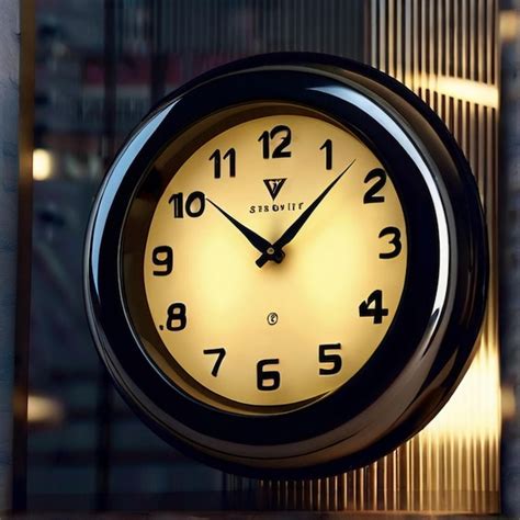 Premium Photo Luxury 3d Clock Design With Amazing Backgrouod