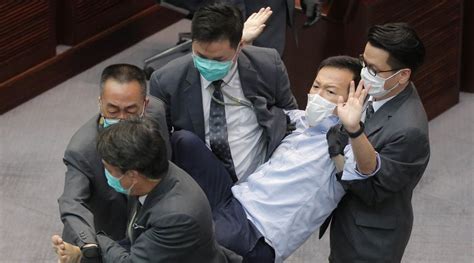 Three Ex Lawmakers Arrested In Hong Kong Over Foul Smelling Liquid