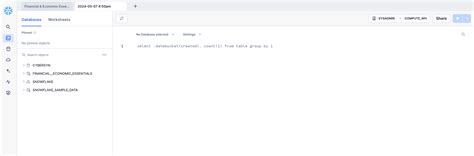 Getting Started With Snowflake Zero To Snowflake