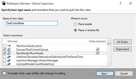 Code Refactorings For C And Net Features Resharper
