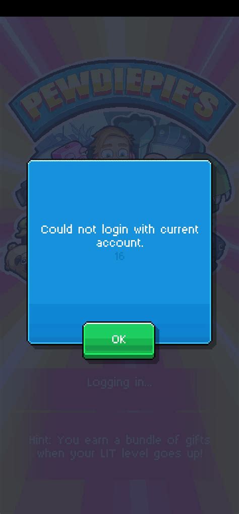 Couldnt Log In With Current Account Rtubersimulator