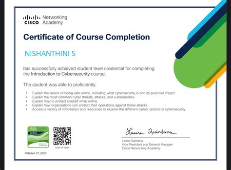 Nishanthini S On Linkedin Cybersecurity