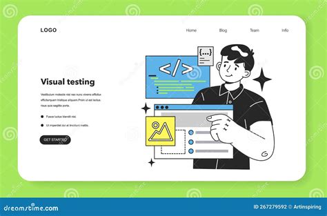 Regression Web Banner Or Landing Page Artificial Neural Network Vector Illustration