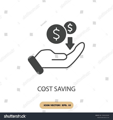 Cost Saving Icon Vector