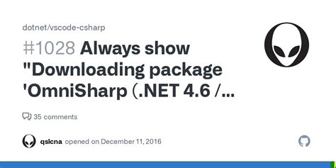 Always Show Downloading Package Omnisharp Net 46 X64 12310 Kb