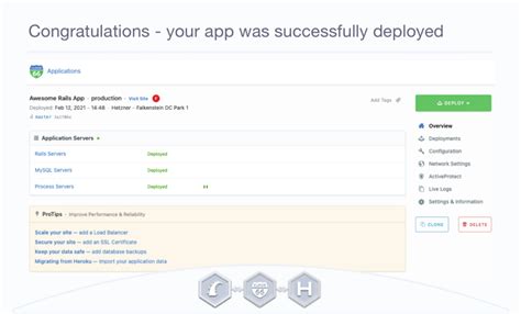 Deploy Rails Applications On Hetzner Cloud With Cloud 66