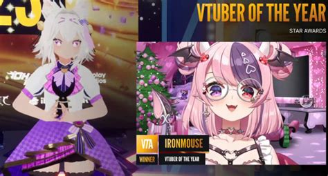 Vshojos Ironmouse Is Crowned Vtuber Of The Year Anime News Network